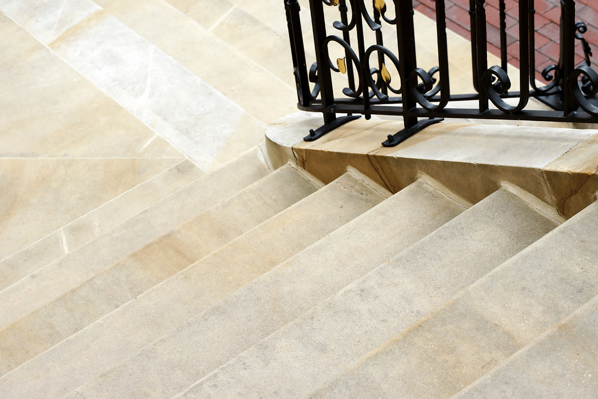 Natural Stone Steps and Treads | O’Brien Cut Stone Inc.